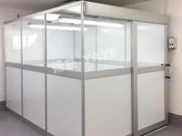 China FFU Modular Clean Room 99.99% 0.3um Filter Prefab Clean Rooms for sale