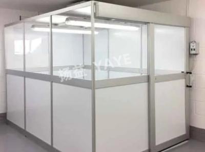 China FFU Modular Clean Room 99.99% 0.3um Filter Prefab Clean Rooms for sale