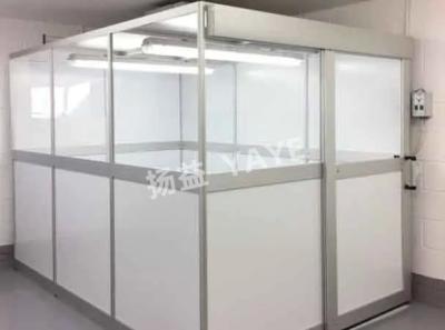 China Customized Modular Hardwall Cleanroom 0.3 Micron Modular Cleanroom Construction for sale