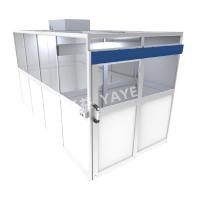China 0.3um Portable Cleanroom 45-65% Humidity Small Portable Clean Room for sale
