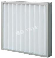China Pleat Pre Air Filter Compact Air Purifier Pre Filter With Aluminum Frame for sale