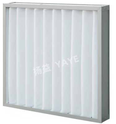 China Pleat Pre Air Filter Compact Air Purifier Pre Filter With Aluminum Frame for sale