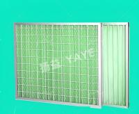 China Customizable Primary Filter - Green And White Cotton - Removes Larger Particles Of Dust From The Air for sale