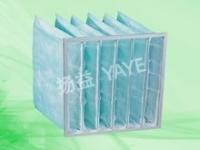 China Aluminum frame medium-efficiency filter, 6 layers of non-woven fabric bags for sale