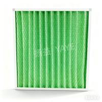 China Primary Efficiency Pleated Industrial Air Filter G1 G2 G3 G4 Efficiency (With Aluminum Alloy Frame) for sale