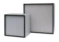 China Deep Pleat H10 - H14 Grade Aluminum Frame High-Efficiency Air Filter, Suitable For Clean Rooms for sale