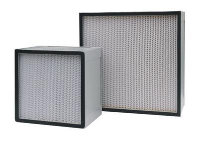 China Deep Pleat H10 - H14 Grade Aluminum Frame High-Efficiency Air Filter, Suitable For Clean Rooms for sale