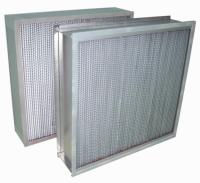 China 304 Stainless Steel Frame High-Efficiency Air Filter, With An Air Handling Capacity Of 1000 Cubic Meters Per Hour, Equipped With Aluminum Foil Separator for sale