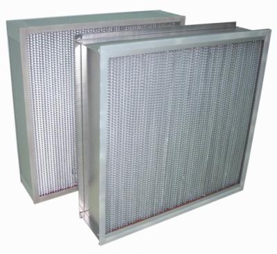 China 304 Stainless Steel Frame High-Efficiency Air Filter, With An Air Handling Capacity Of 1000 Cubic Meters Per Hour, Equipped With Aluminum Foil Separator for sale