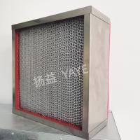 China YAYE High Capacity High Temperature Resistant Deep Pleated Hepa Filter 2500m³/H Air Volume for sale