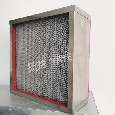 China YAYE High Capacity High Temperature Resistant Deep Pleated Hepa Filter 2500m³/H Air Volume for sale