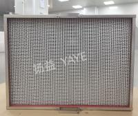 China YAYE  304 HEPA Air Filter Resistance High Temperature For High Temp Clean Area for sale