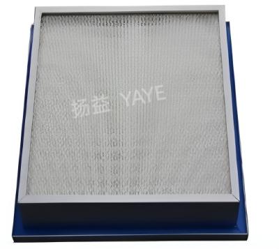 China Custom Size High Efficiency HEPA Filter 99.995% H13-U17 With Jelly Glue Seal for sale