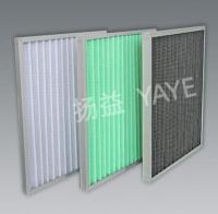 China Foldable Polyester Fiber Air Pre Filter For Initial Filtration In HVAC System With Increased Filtration Area for sale