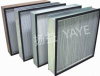 China Deep Pleat H10 -H14 Grade Aluminum Frame High-Efficiency Air Filter for Clean Rooms Ultra Filter for sale