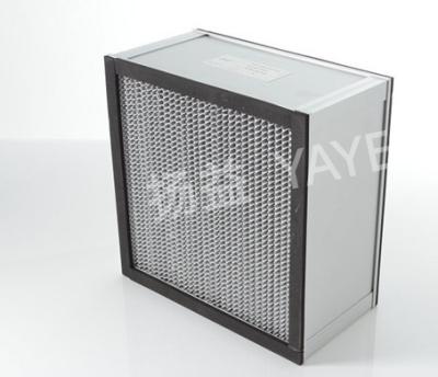 China Aluminum Frame Ultra Filter For Clean Rooms Deep Pleat H13 Grade High-Efficiency Air Filter for sale