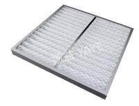 China Efficicency G4 Pleated Panel Air Filters With Customized Size And Frame for sale