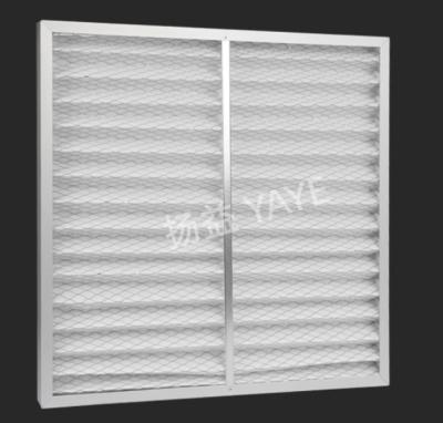 China Ventilation System Pleated Panel Air Filters With Porosity 5um And Efficiency MERV 8 for sale