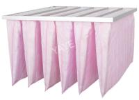 China YAYE Pocket Air Filter With Big Air Volume , F7 Medium Efficiency for sale