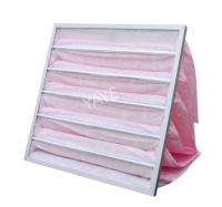 China Galvanized Steel Air Filter With Synthetic Fiber 50Pa for sale