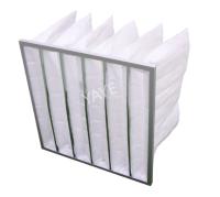 China Square Pocket Air Filter Multi Pockets For Clean And Fresh Indoor Air for sale
