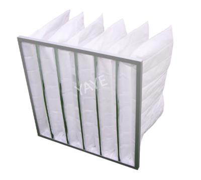 China Square Pocket Air Filter Multi Pockets For Clean And Fresh Indoor Air for sale
