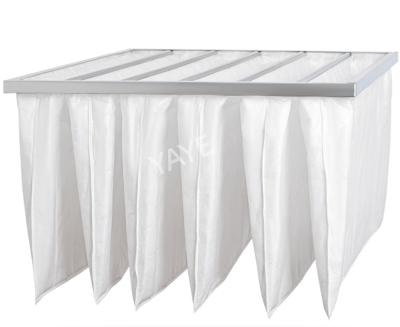 China Multi Pockets Filters For Air Conditioning With High Air Volume Of 1500m3/H And Easy Installation for sale
