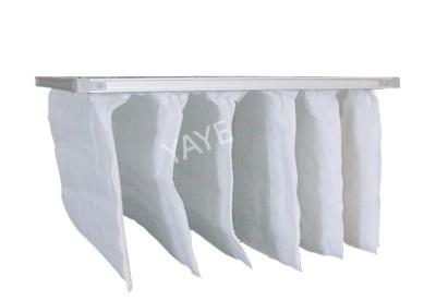 China Non Woven Bag Material Pocket Air Filter With Square Shape For Effective Air Purification for sale