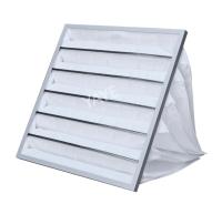 China Synthetic Fiber Media Pocket Air Filter Medium Filter Rating For Airborne Allergen Control for sale