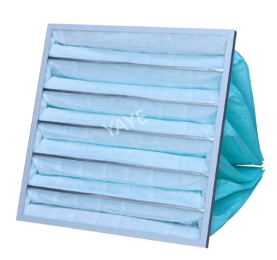 China Synthetic Fiber Media Pocket Air Filter Medium Filter Rating For Airborne Allergen Control for sale