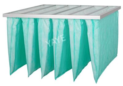China Pocket Air Filter With Aluminium Alloy Frame For Humidity Environment for sale