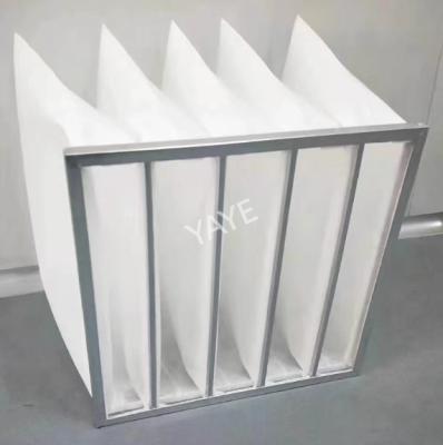 China Pocket Bag Filter Durable Multi Pocket Dust Collector For Air Filtration And Particle Capture In Industrial Applications for sale