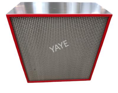 China Stainless Steel High-Temperature Resistant And Efficient Filter, With A Working Temperature Range Of 220℃ - 250℃, And A Filtration Efficiency Of H10 - H14 Level. for sale