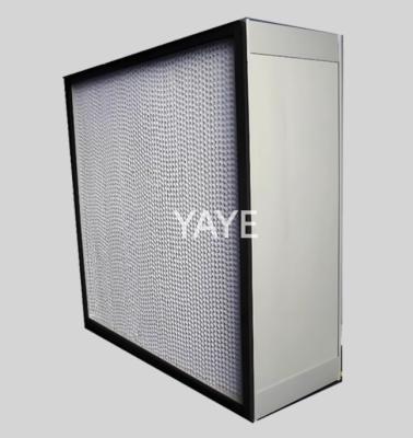 China Ultra Filter With Aluminum Frame Deep Pleat Design Suitable For Clean Room Ventilation Systems And Industrial Applications for sale