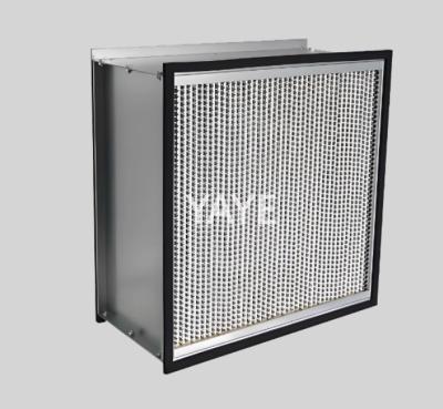 China Ultra Filter With Deep Pleat Aluminum Frame Offering Air Filtration For Clean Room Ventilation And Industrial Air Control for sale
