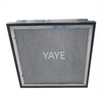 China Aluminium Frame H13 Deep Pleat HEPA Filter Glass Fiber  For Industry for sale