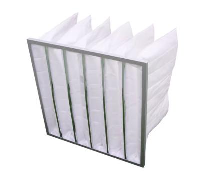 China Disposable Indoor 6 Pocekt Bag Air Filter Home In Air Conditioning System for sale