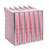 China F7Synthetic Pocket Bag Filter Secondary For Cleanroom Low Resistance for sale