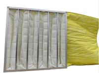 China Synthetic Fiber Pocket Air Filter With 80% Humidity Initial Pressure 50Pa for sale
