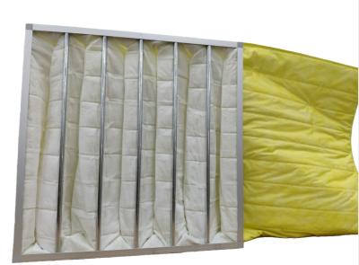 China Synthetic Fiber Pocket Air Filter With 80% Humidity Initial Pressure 50Pa for sale