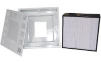 China Lightweight Aluminum Alloy Frame Air Supply Outlet Designed For Easy Installation And Air Distribution In HVAC Applications for sale