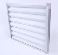 China Washable Primary Efficiency Air Pre Filter Pleated Panel Non Woven Fabric Cartridge For Air Handling Unit Filtration Systems for sale