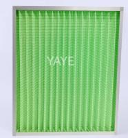 China Aluminum Frame, Pre-Filter, Green And White Cotton G4 Filter for sale