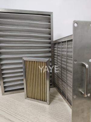China Washable High Temperature Air Filter Metal Mesh Construction Suitable For Long Term In Rugged And Corrosive Environments for sale