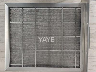China Durable Washable High Temperature Air Filter Metal Mesh Construction Ideal For Semi Permanent In Harsh Weather Conditions for sale