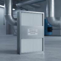 China Temperature 200-250 Celsius HEPA Air Filter Featuring Low Pressure Drop Suitable for Commercial Building Air and Ventilation Systems for sale