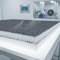 China Spray granule Carbon Type Cleanroom HEPA Filter Fiberglass Filter Material Surface Wind Speed 0.45 to 0.6 for Industrial Air Purification Systems for sale