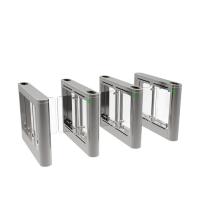 China RS485 TCP Face Recognition Swing Barrier Turnstile AC 220V for sale