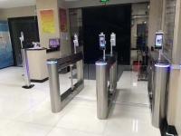 China RS485 TCP Face Recognition Swing Barrier Turnstile AC 220V for sale