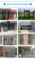 China 304 Stainless Steel Biometric Automatic Security Gates Full Body Turnstile for sale
